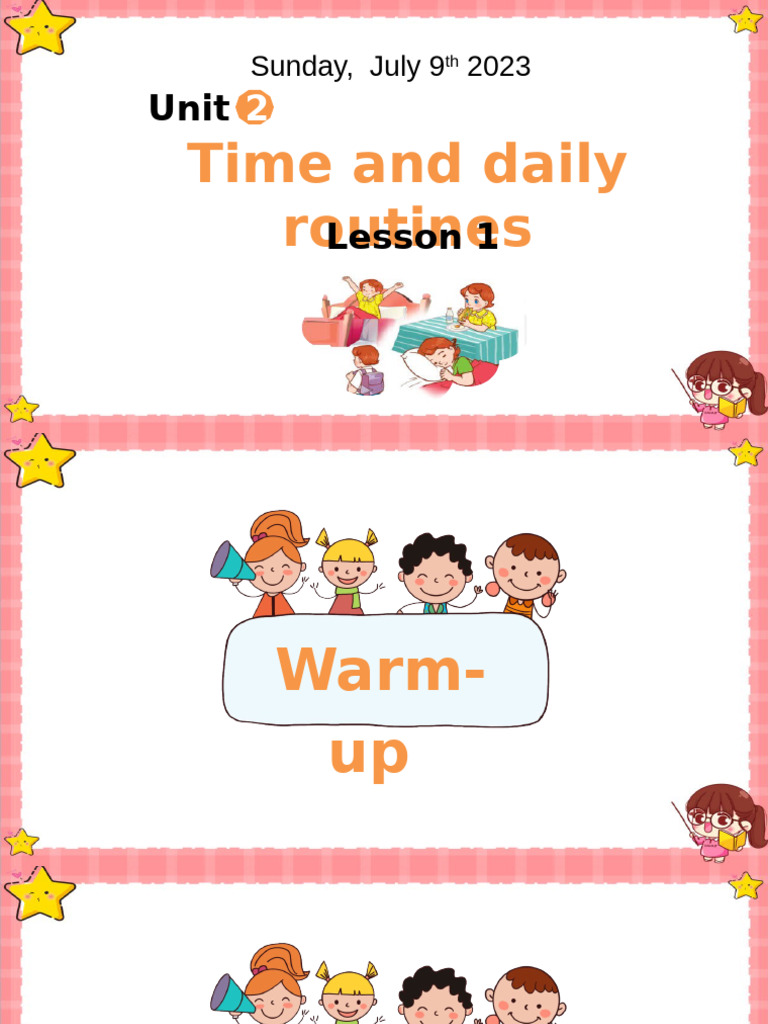 Unit 2 Lesson 1 | PDF | Learning