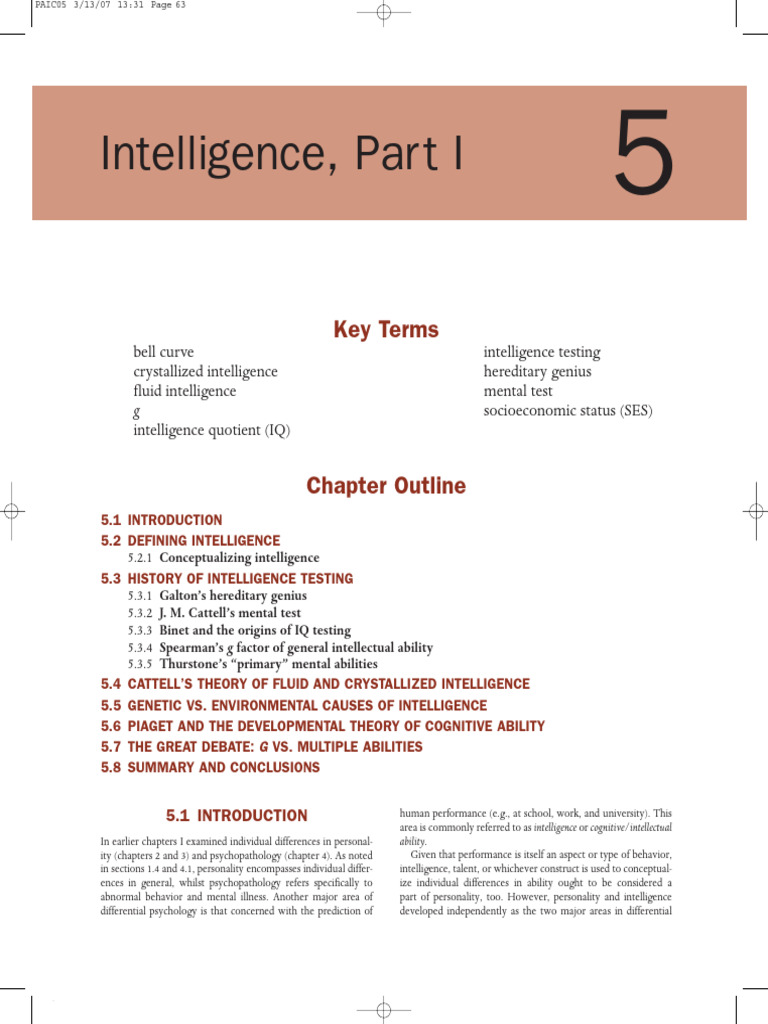 9781405130080_4_005 | PDF | Intelligence Quotient | Intelligence