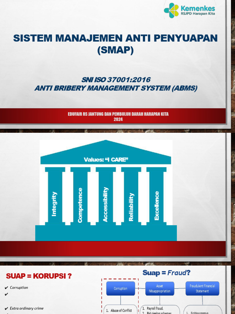 Materi Edufair - Sistem Manajemen Anti Penyuapan (SMAP) | PDF