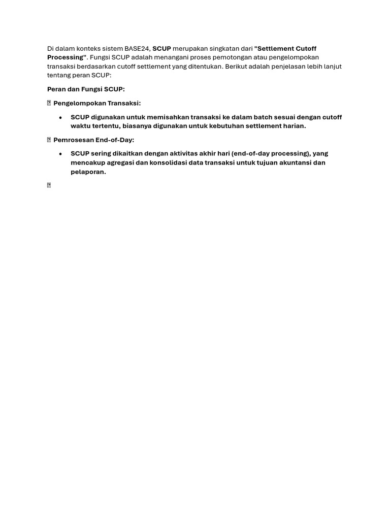 Di Dalam Konteks Sistem BASE24 - A | PDF