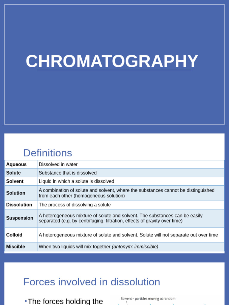 Absorption Chromatography Notes | PDF | Chromatography | Thin Layer ...