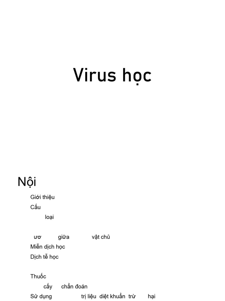 Virus 2024 1 Gioi Thieu | PDF