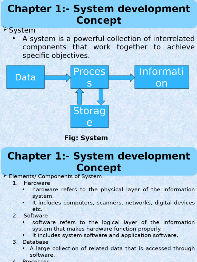 System Development Concept | PDF | System | Computing