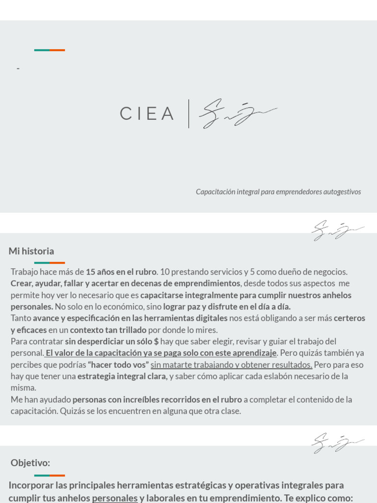 CIEA L Fran Joss | PDF | Iniciativa empresarial | Marketing