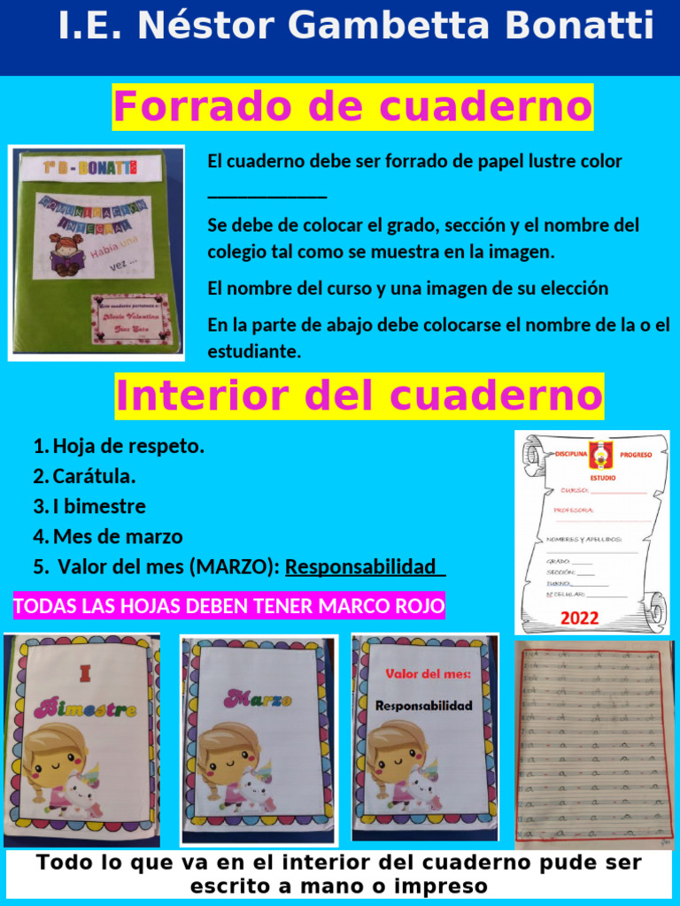 Forrado de Cuaderno | PDF