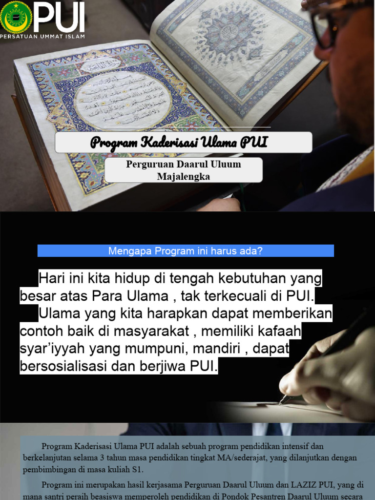 Kaderisasi Ulama PUI | PDF