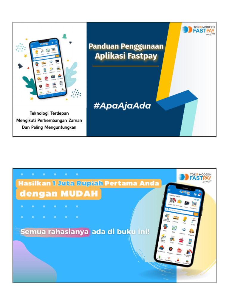 Panduan Lengkap Aplikasi Fastpay | PDF