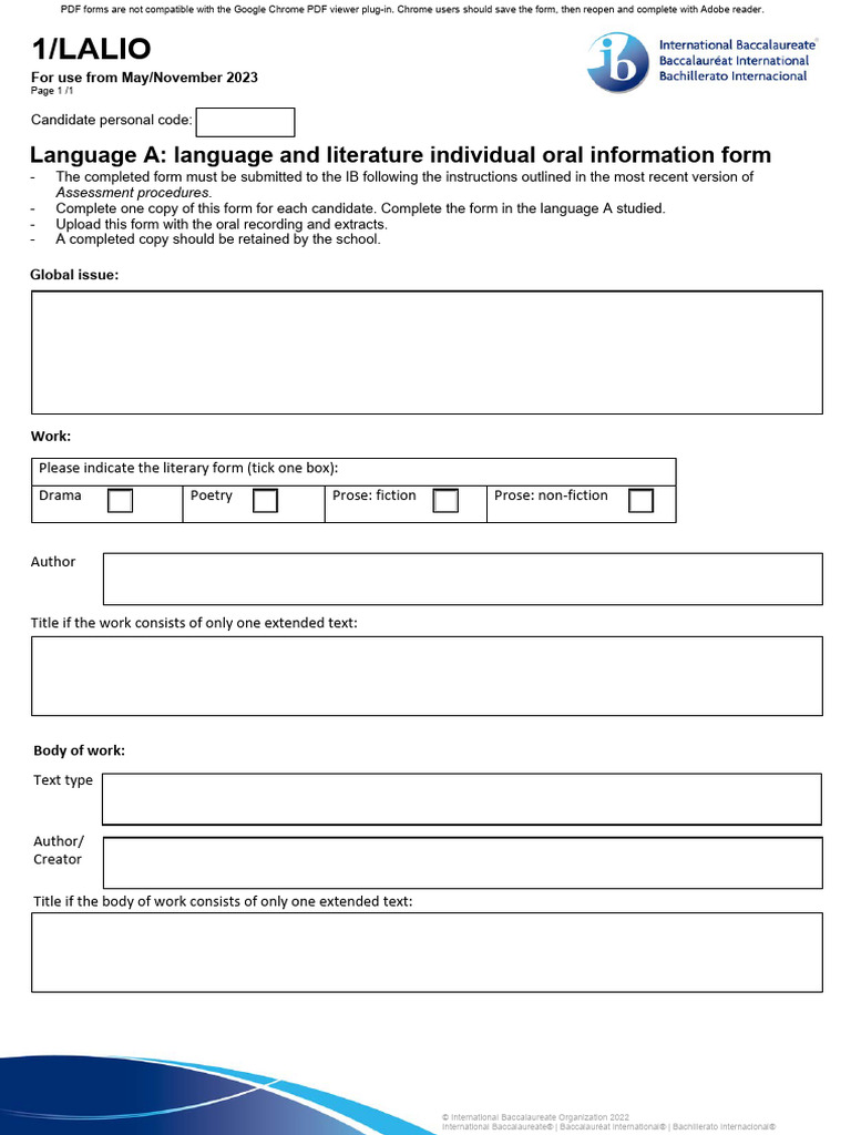 Abantika Sengupta - I.O. Form - 2024 | PDF