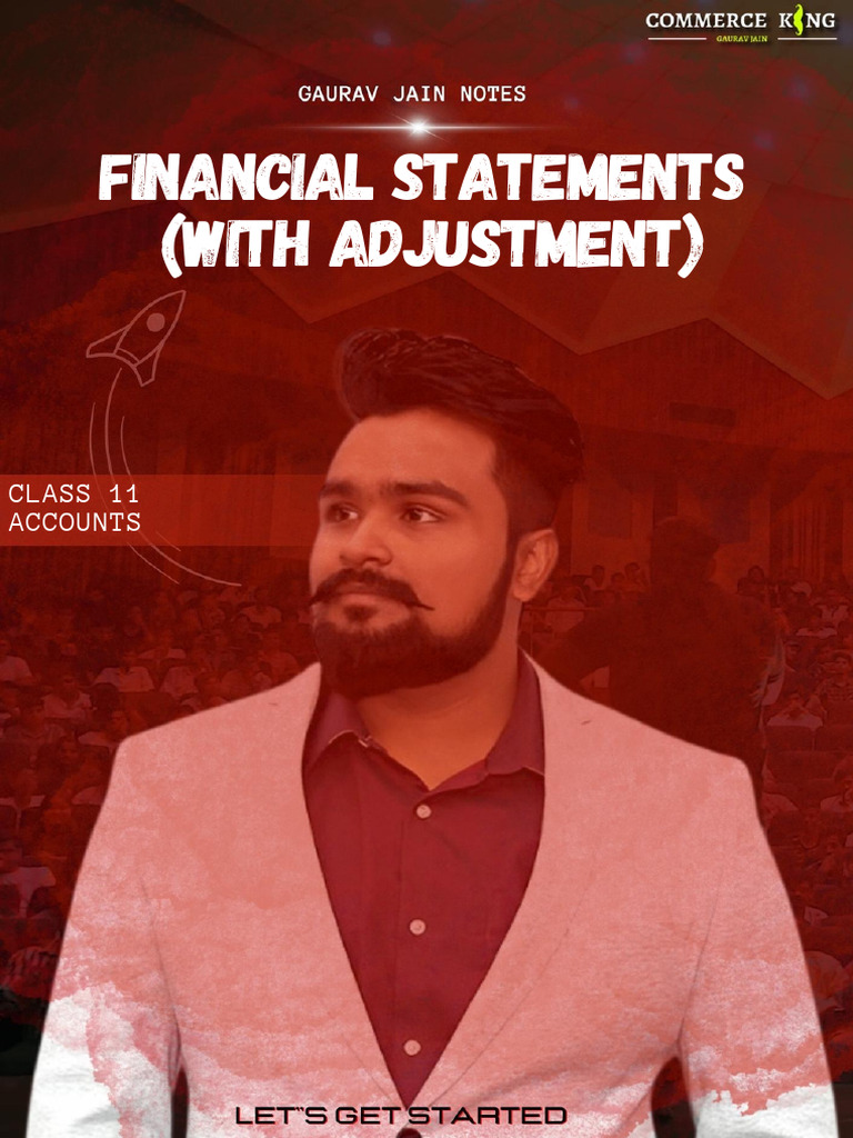 Financial Statements Adjustments Class 11 | PDF | Income Statement ...