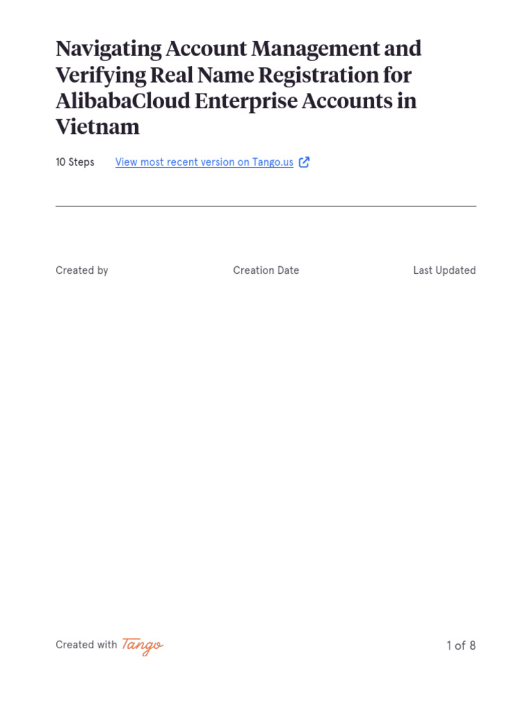 Navigating Account Management and Verifying Real Name Registration For AlibabaCloud Enterprise ...