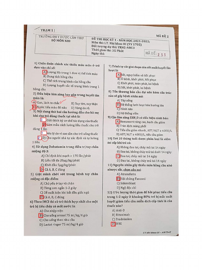 Đề Nhi 3 Tổng Hợp-có DA Đã Sửa | PDF