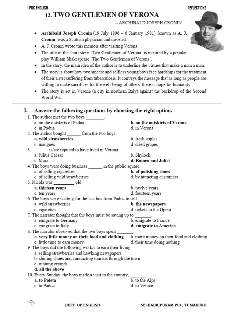 Two Gentlemen of Verona | PDF