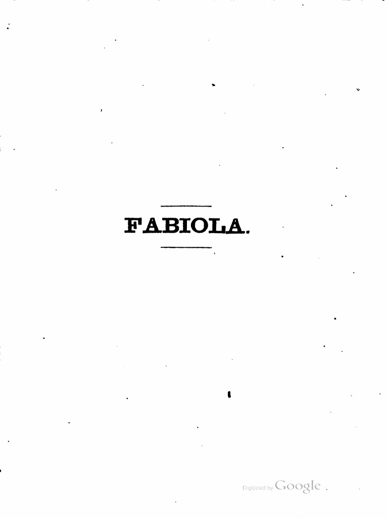 Fabiola | PDF