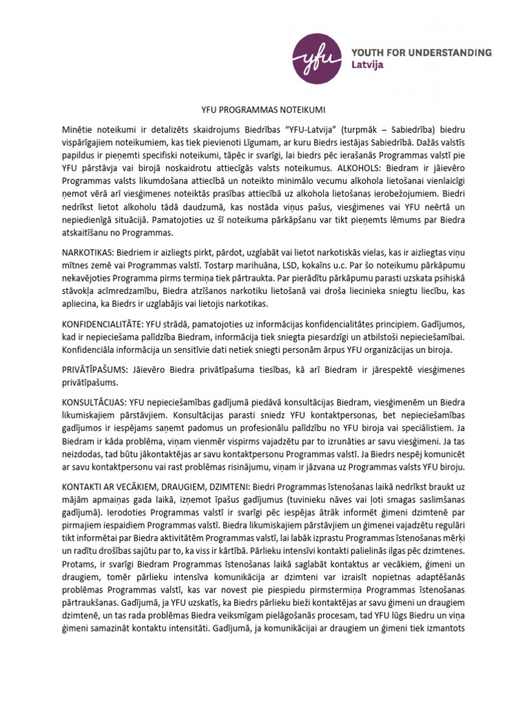 Yfu Noteikumi | PDF