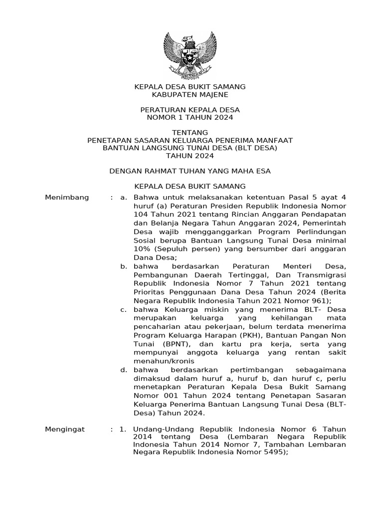 Perdes Blt 2024 | PDF