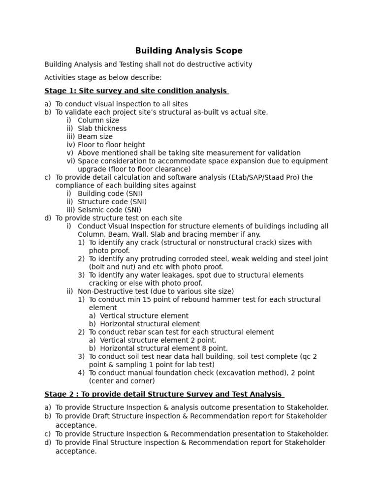 2408201 01 TOR Building_Analysis_Scope_RHINO | PDF | Structural ...