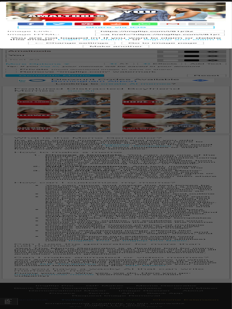 Distracted Boyfriend Meme Generator - Imgflip | PDF | Software | Computing