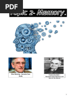 Psychology of Memory: HM Case Study | PDF | Memory | Long Term Memory