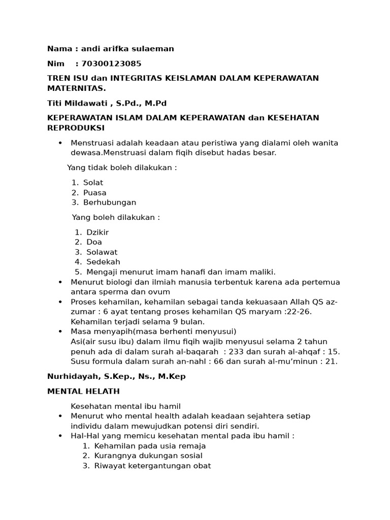 Resum Kuliah Pakar - Andi Arifka Sulaeman | PDF