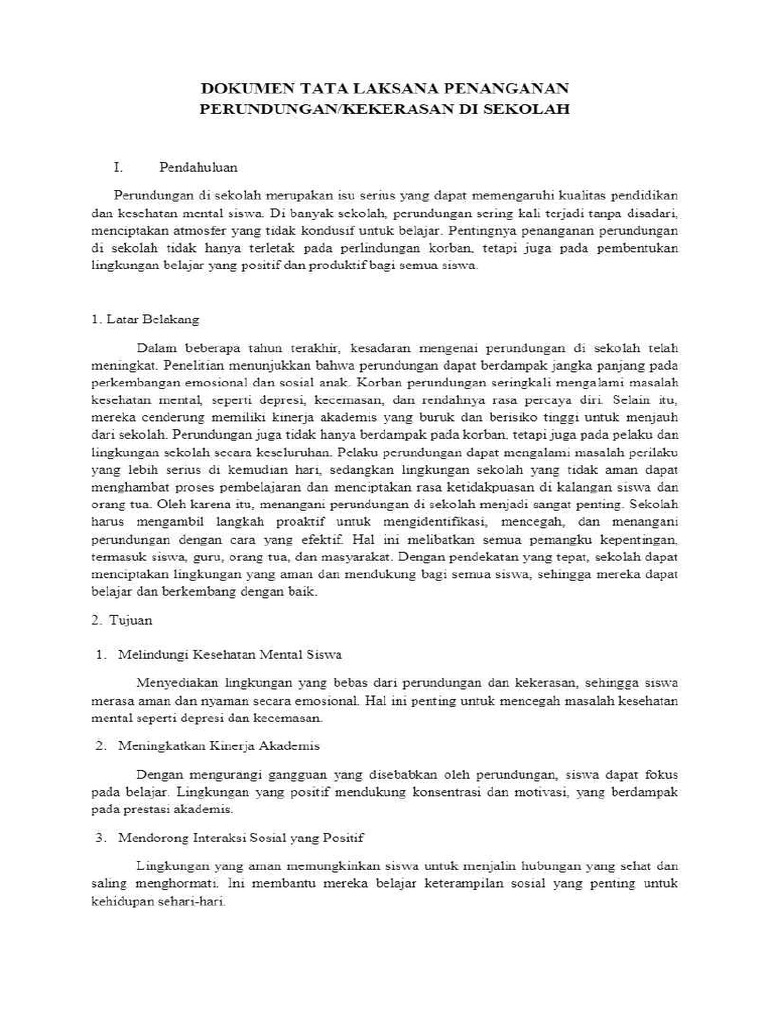 12.2. DOKUMEN TATA LAKSANA PERUNDUNGAN DAN PROGRAM LAYANAN KONSELING - 11zon | PDF