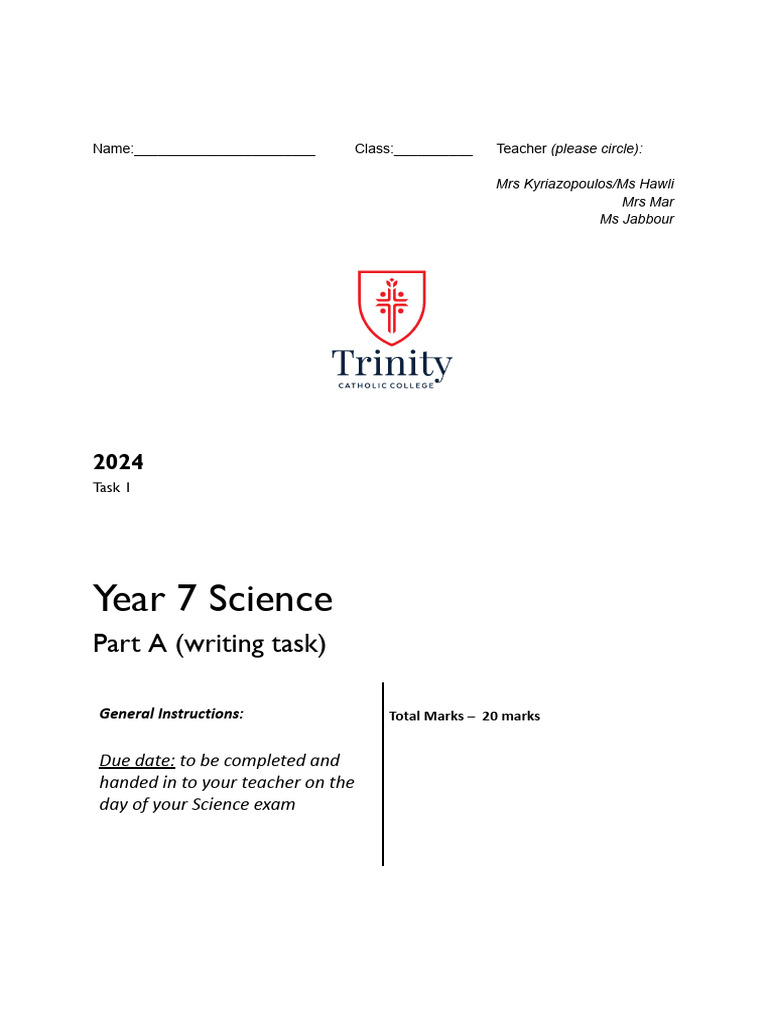 Science Assessment Scaffold | PDF