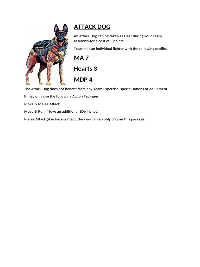 Attack Dog | PDF