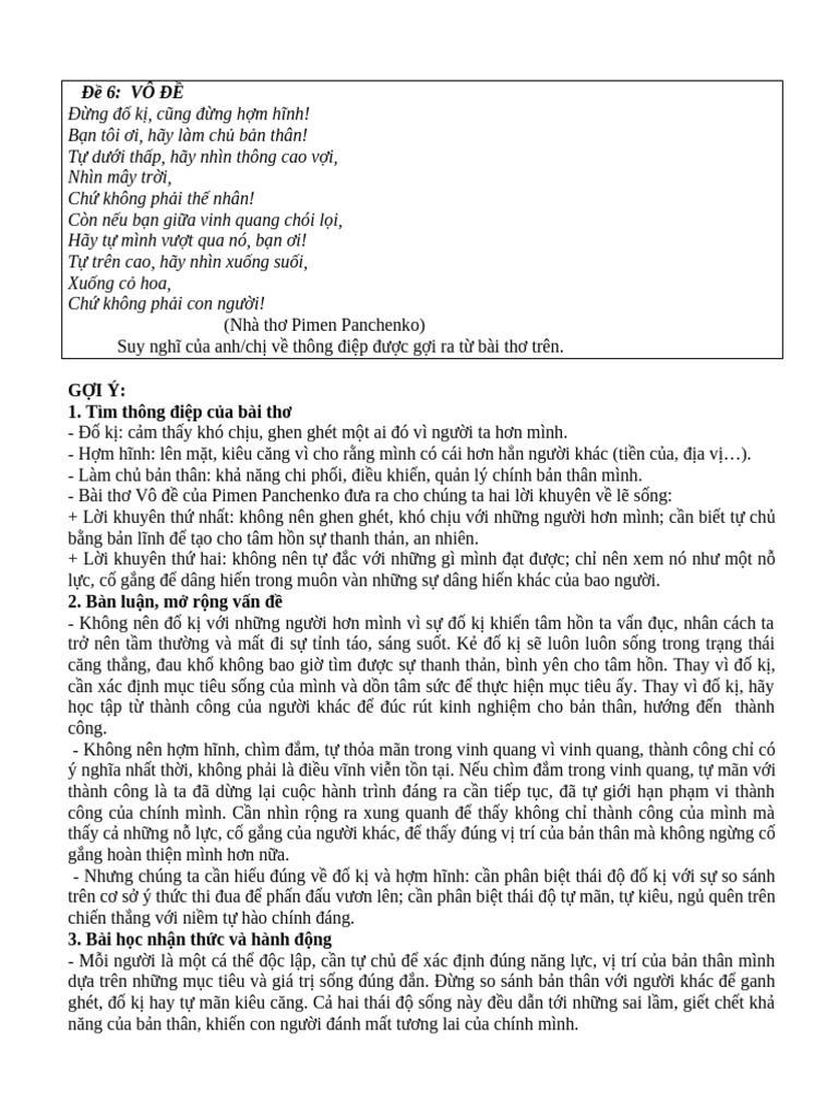 Đề 6,7,8,9,10 NLXH | PDF