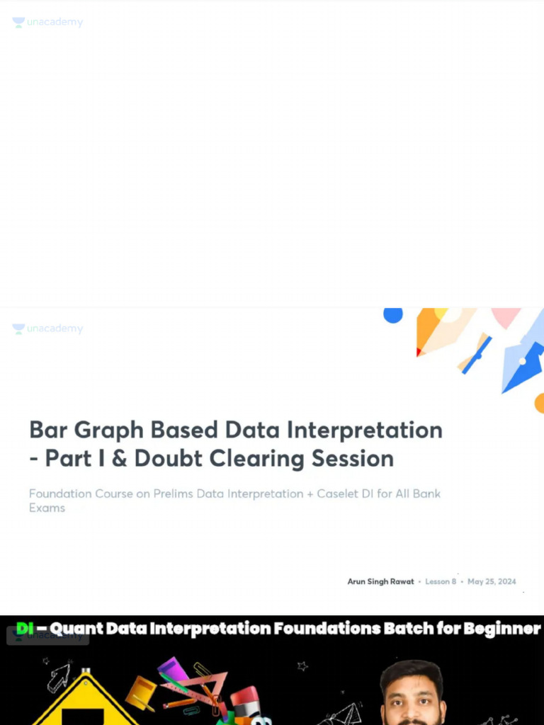 Bar Graph Based Data Interpretation Part I Doubt Clearing Session With ...