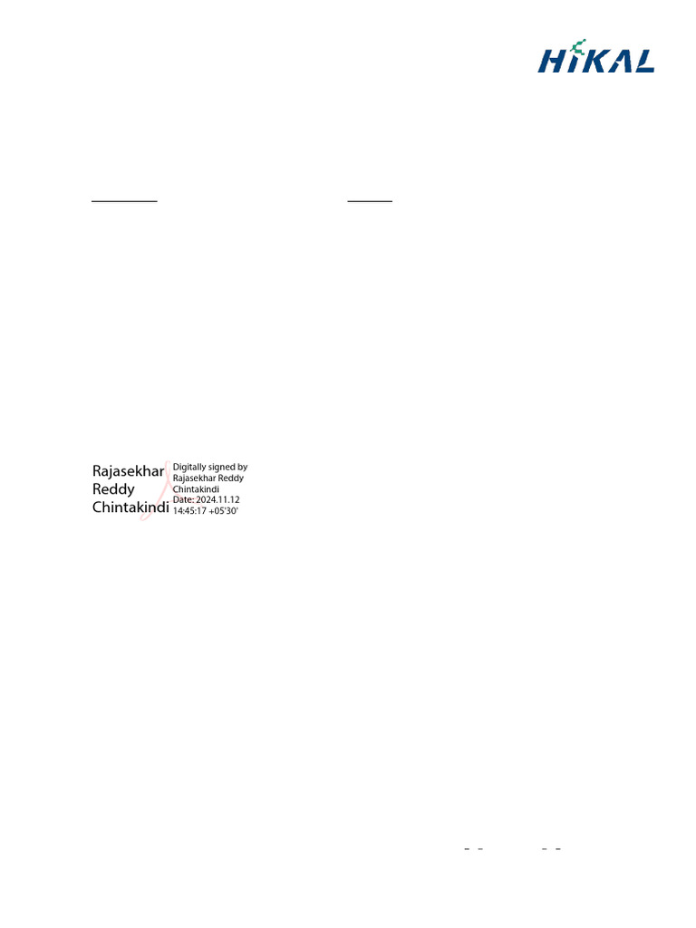 HIKAL 12112024150354 HikalResultsPressRelease02112023 | PDF | Economies