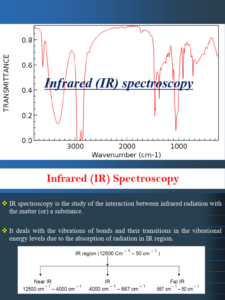 CY101 - IR Spectroscopy Notes | PDF | Infrared Spectroscopy | Physical ...