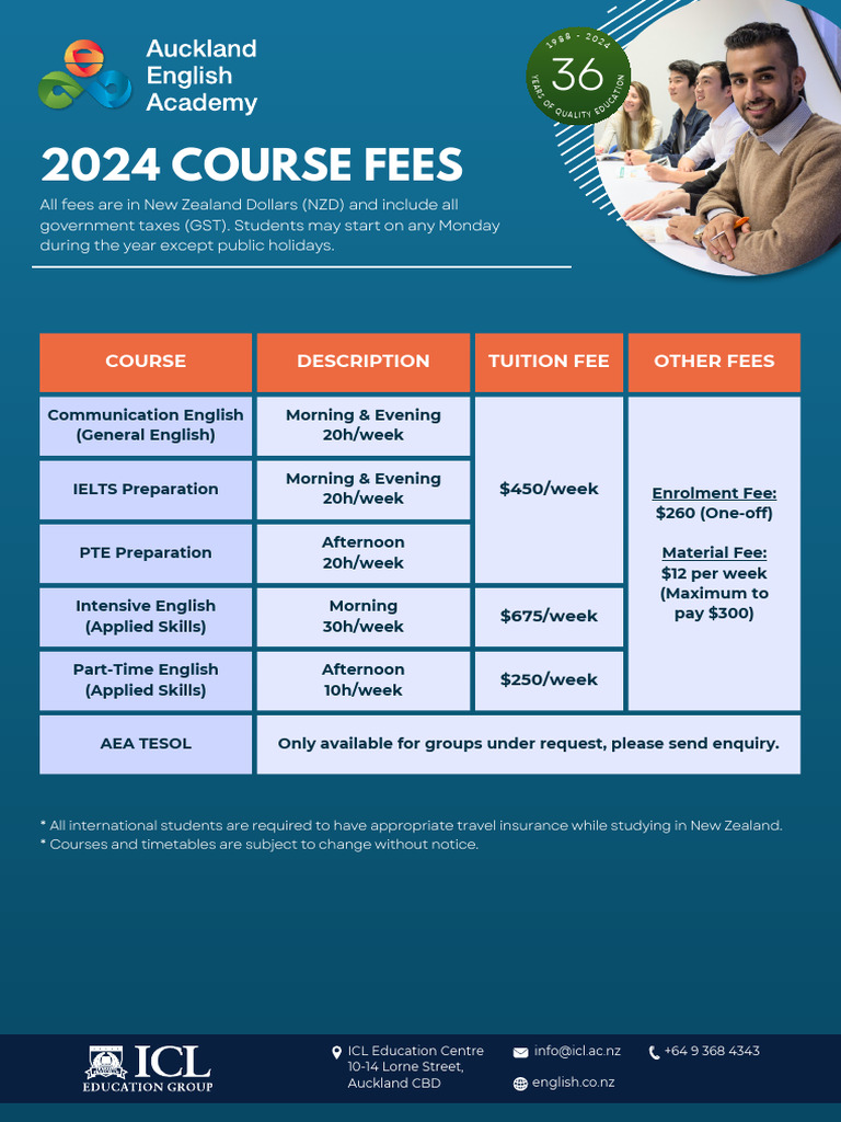 AEA-2024-Course-Fees | PDF