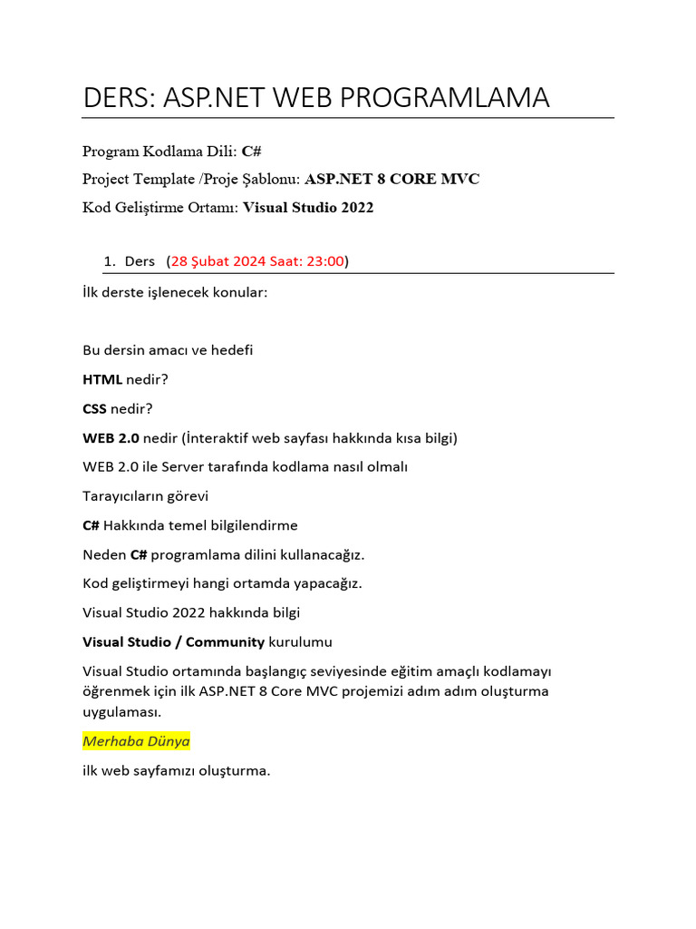 Web Progr Tüm | PDF