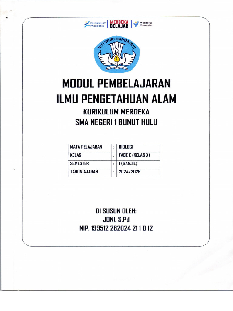 Modul Observasi PMM Kelas 10 Fase e | PDF