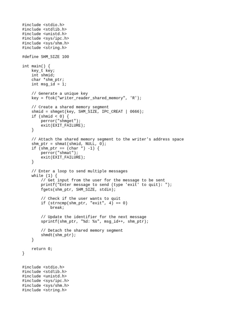 LAB5 Shared Memory | PDF