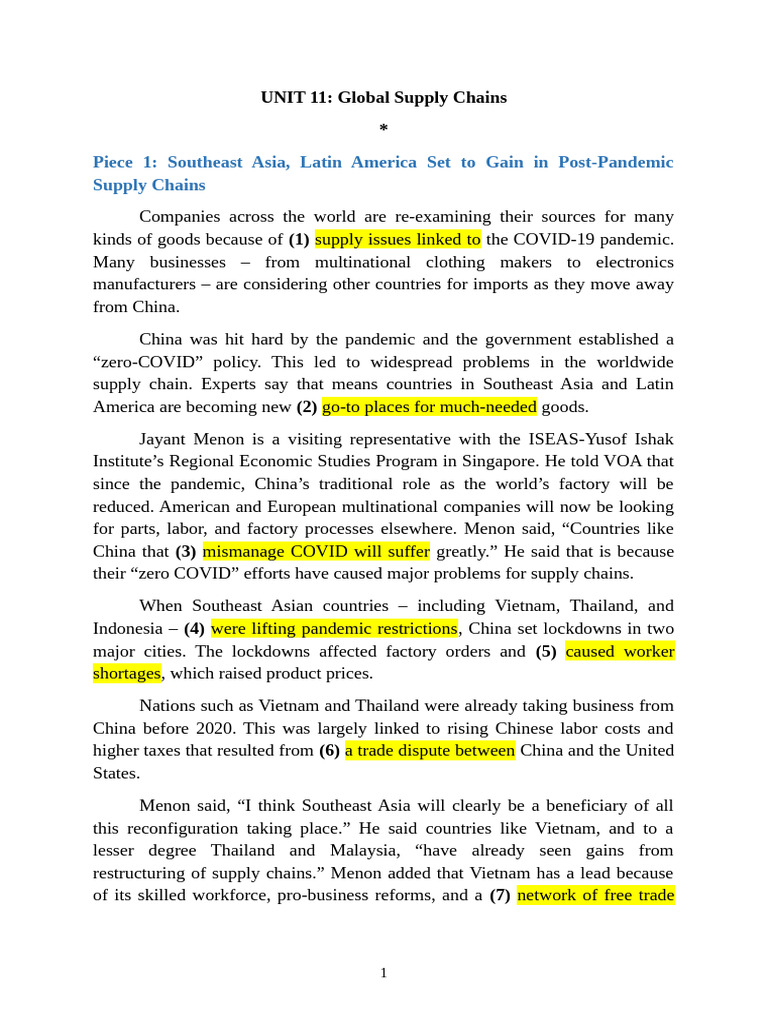 (Tapescript) 3 bài trong sách (11) | PDF | Suez Canal | Canal