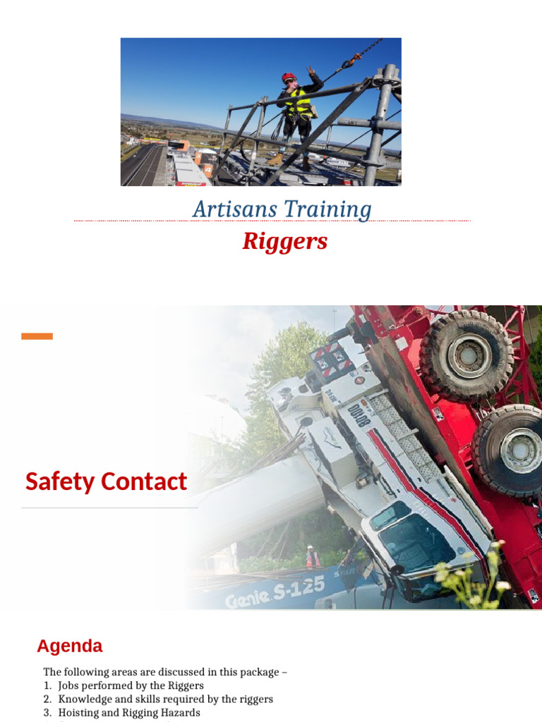 Artisan Training - Rigger | PDF | Knot | Screw