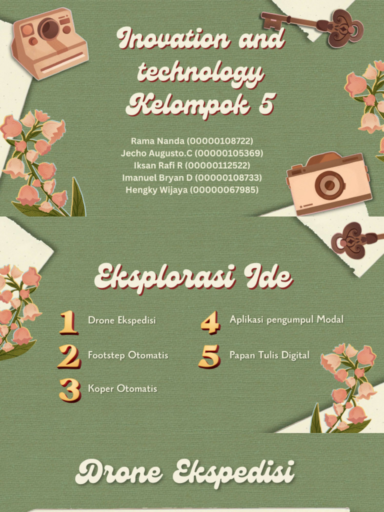 Green Vintage Group Project Presentation - Compressed | PDF