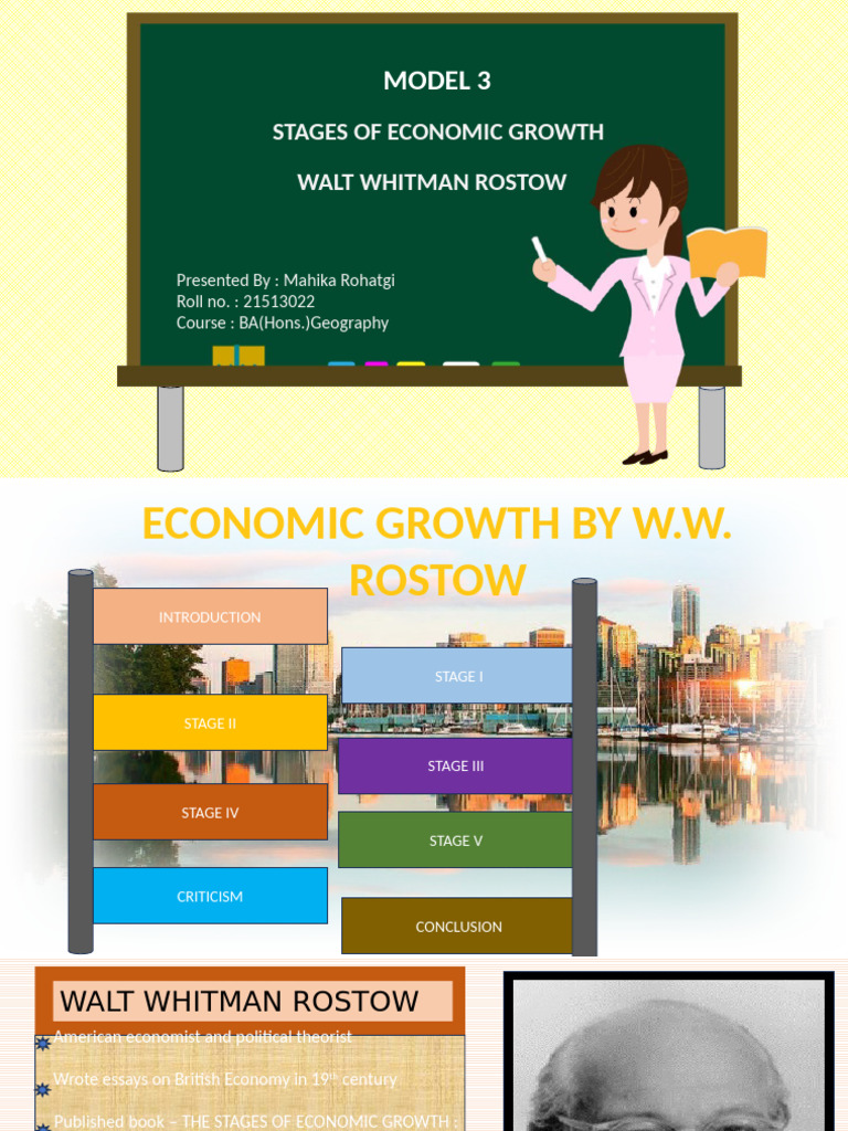 ROSTOW'S MODEL | PDF | Economic Growth | Industrial Revolution