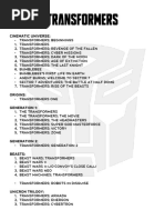 Current Transformers Comics From Idw Publishing | PDF | Hasbro ...