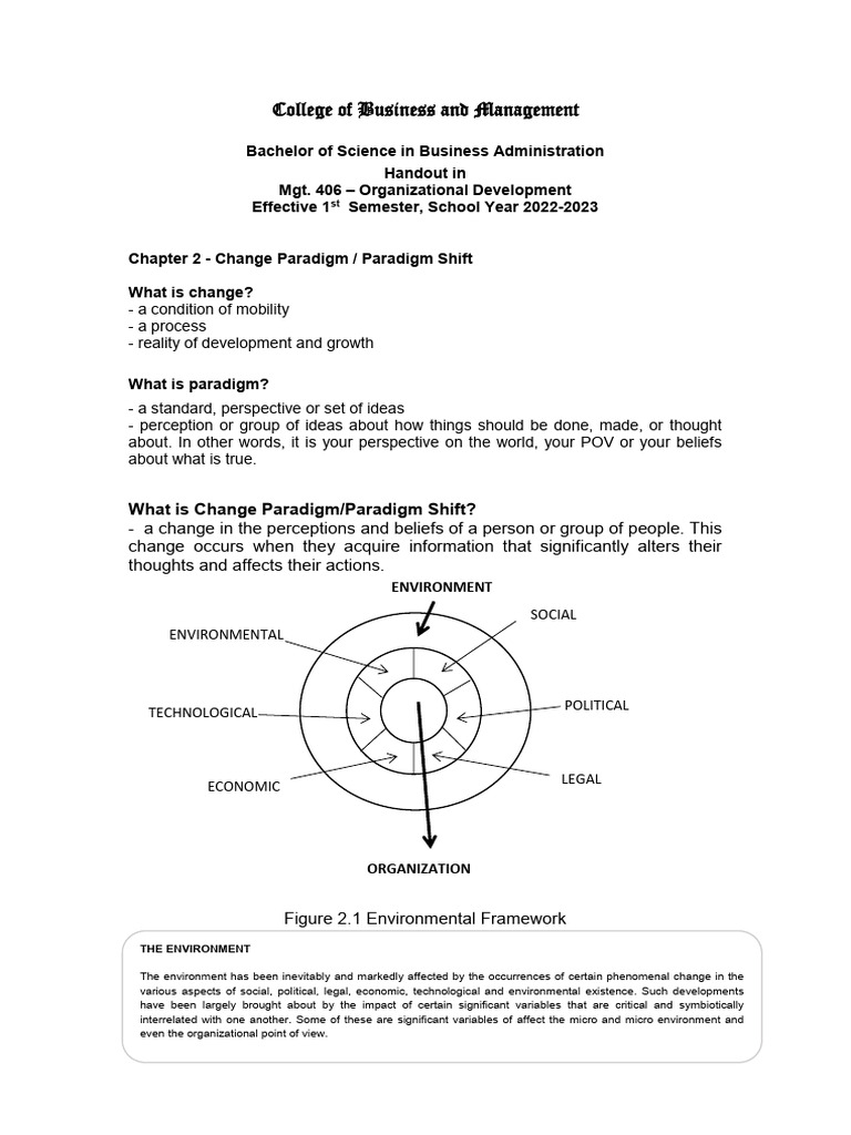 HANDOUT-paradigm-shift (2) | PDF | Action Research