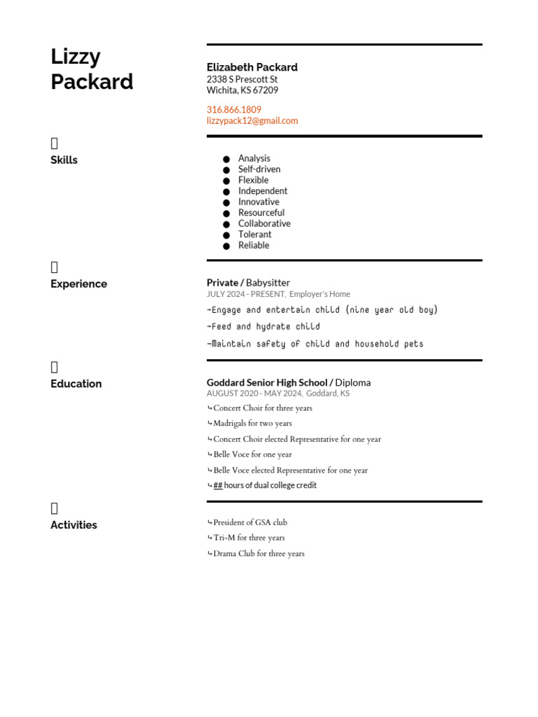 C&PF: Resume | PDF