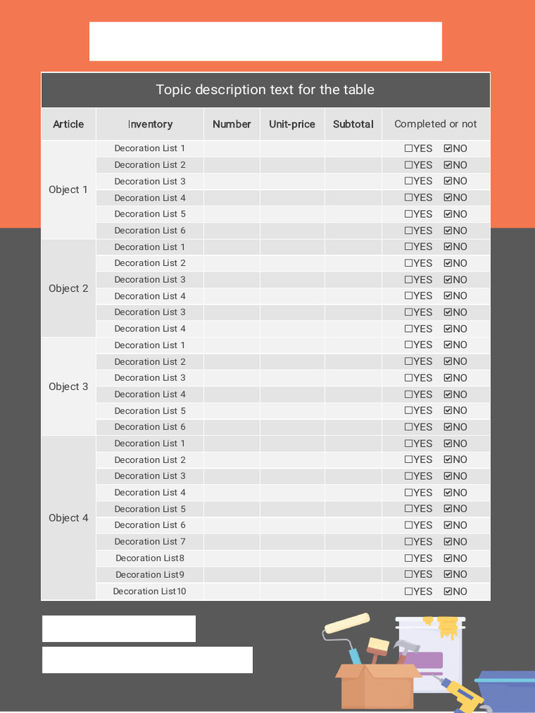 Home Renovation checklist-WPS Office | PDF