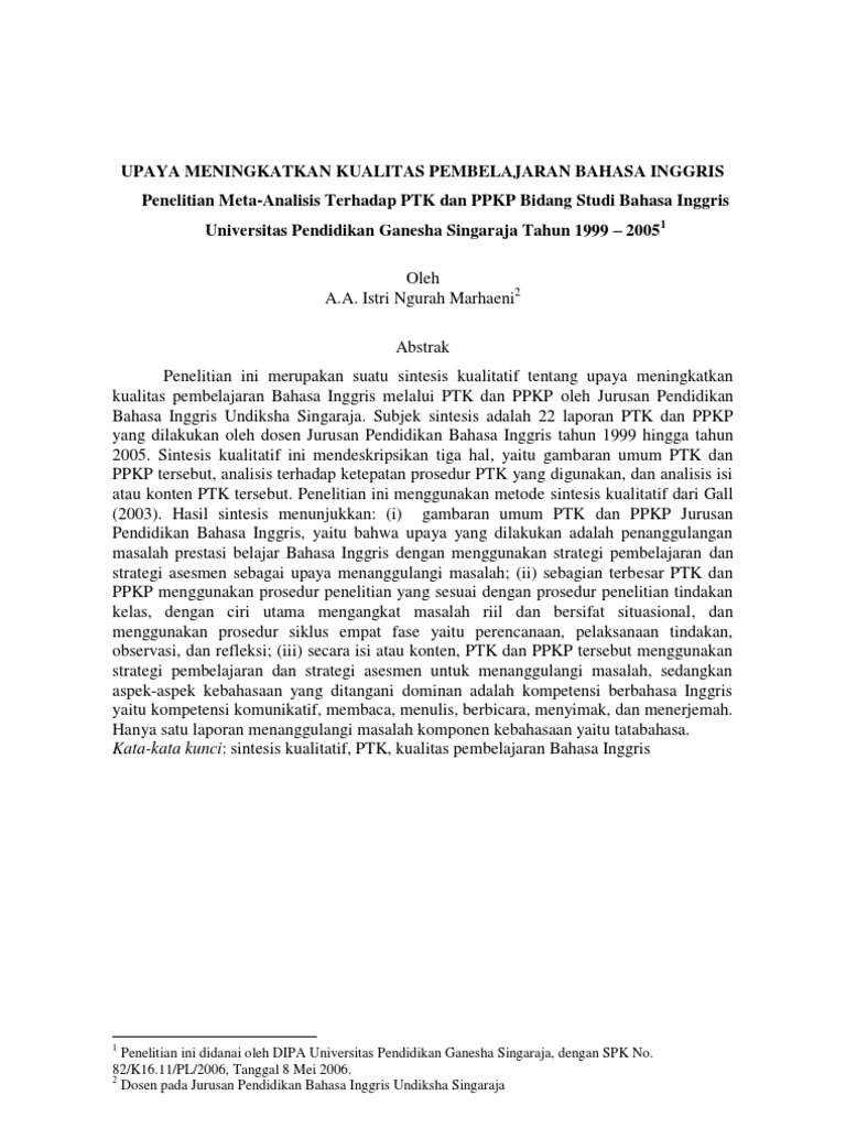 Contoh PTK B | PDF