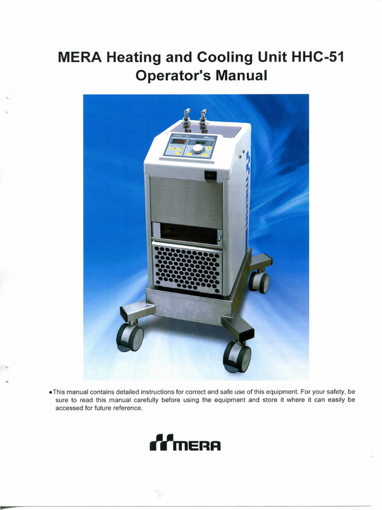 HHC-51 Operator's Manual | PDF
