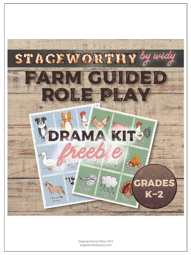 Guided Role Play Freebie | PDF