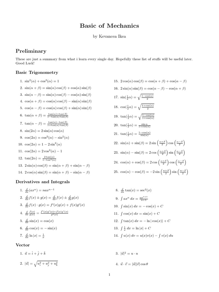 Mechanics | PDF | Torque | Collision