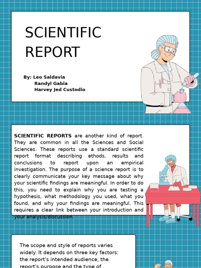 Guide to Writing Scientific Reports | PDF | Methodology | Data