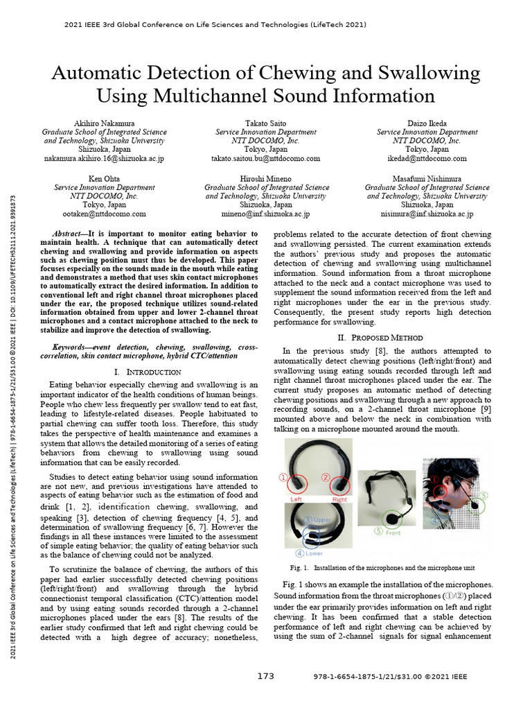 Automatic_Detection_of_Chewing_and_Swallowing_Using_Multichannel_Sound_Information | PDF ...