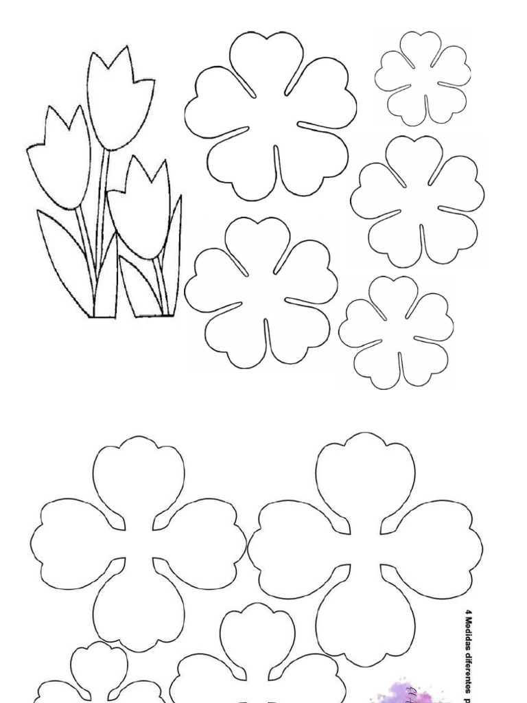 Moldes Flores | PDF
