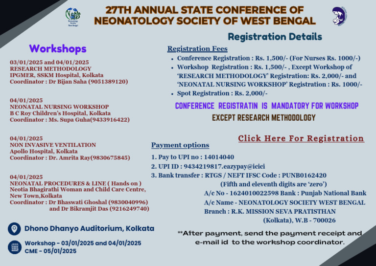 Workshop Pdf Neonatology Pediatrics